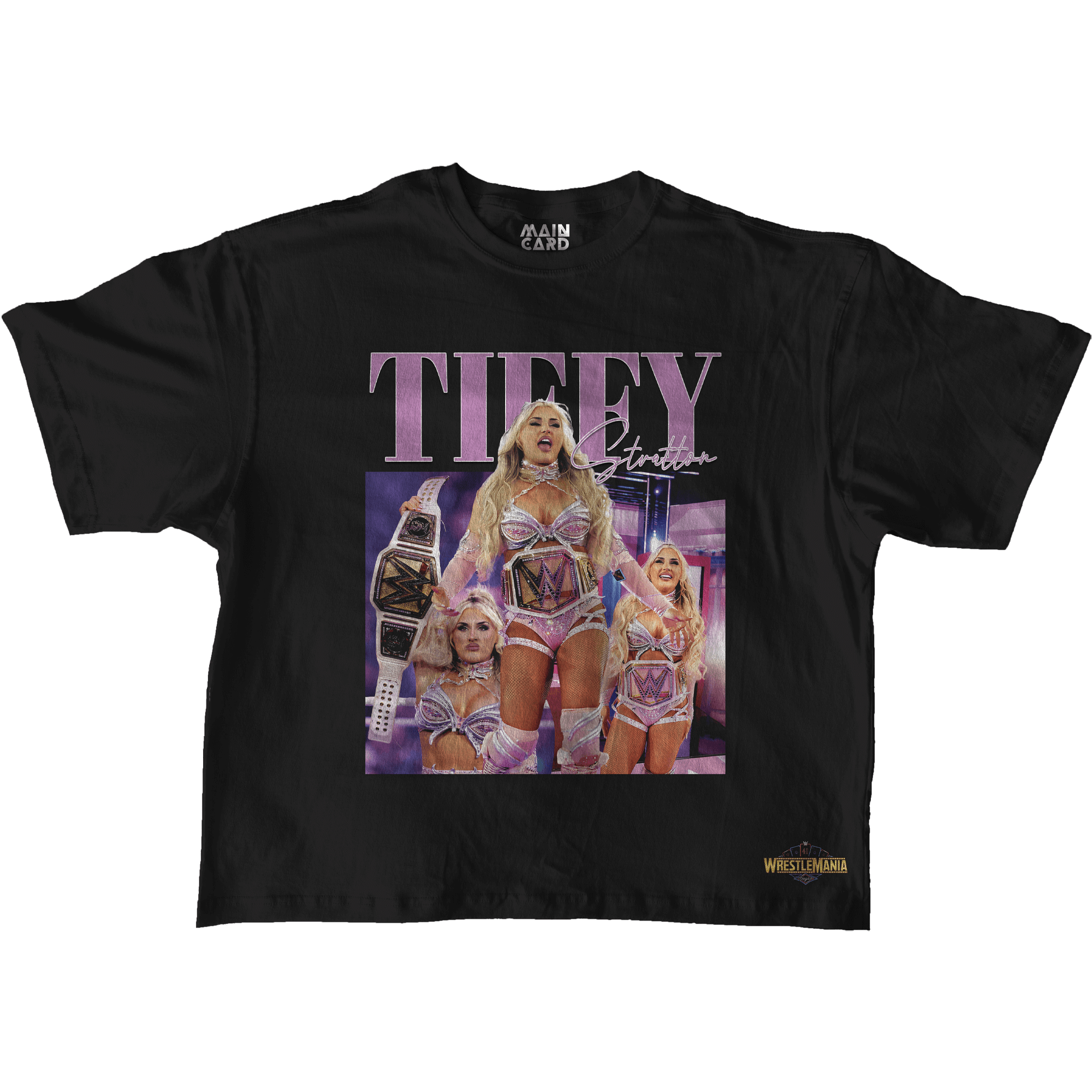 Playera Oversize Tiffany Stratton WM 41 Stars – Main Card Co.